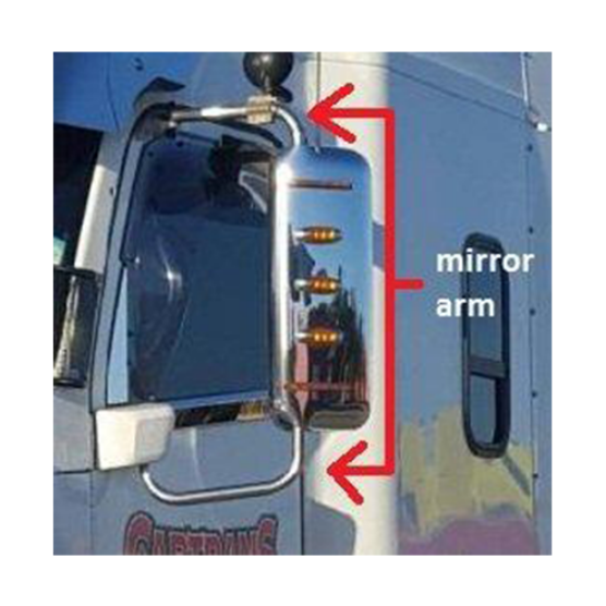 Mirror Arm Steel Left To Suit Freightliner – Truck Accessories.com